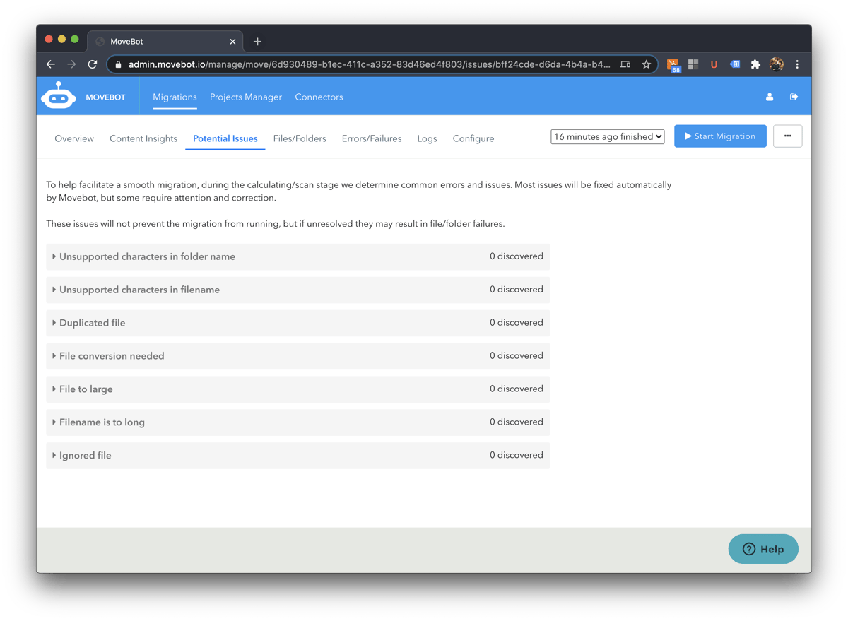 SharePoint Migration Tool Limitations - Movebot