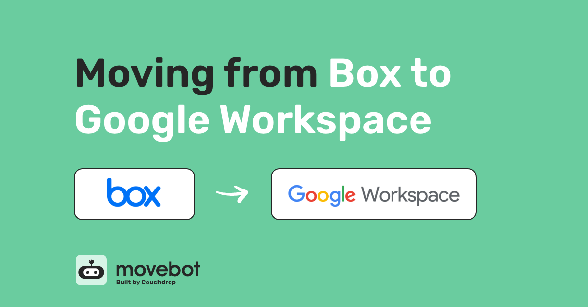 Moving from Box to Google Workspace | Movebot - Data Migration Tool