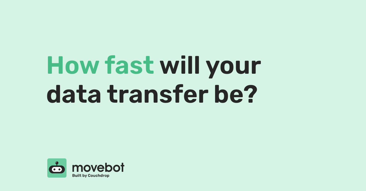 Movebot data migrations are fast—but how fast is fast? | Movebot